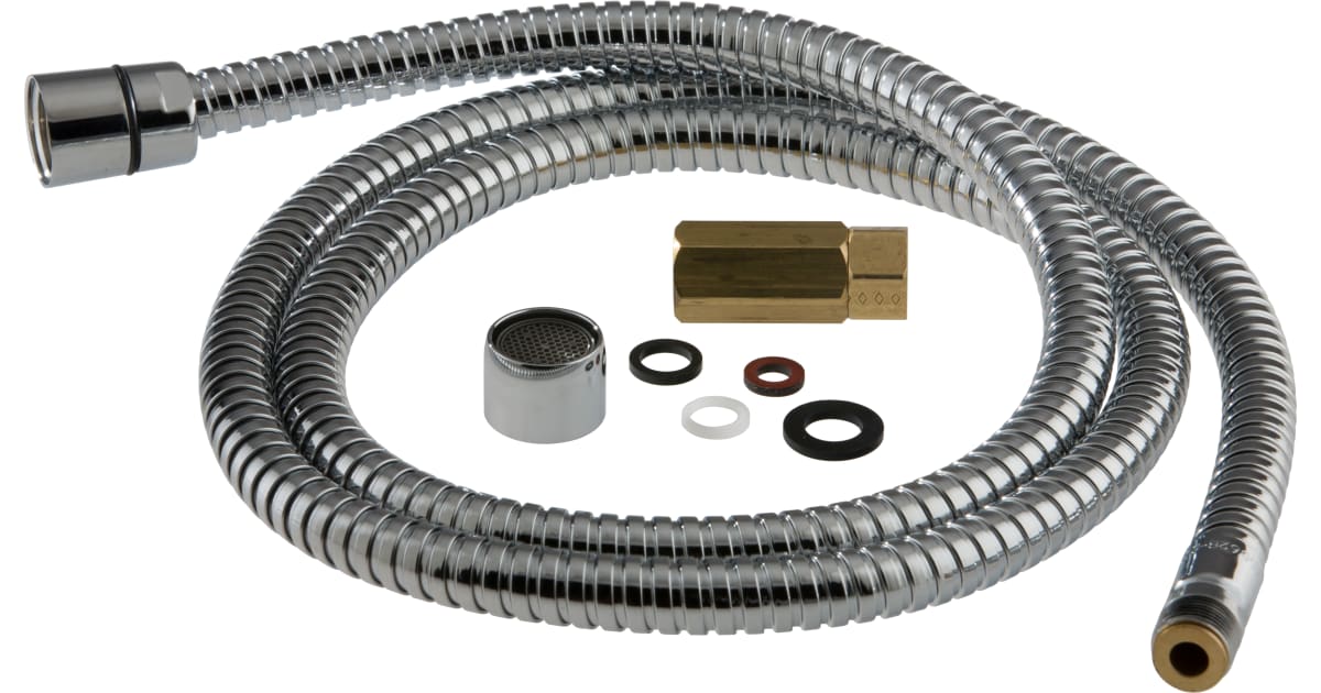 Delta RP25423 Hose with Full Flow Aerator and Adapter with Flow Control ...