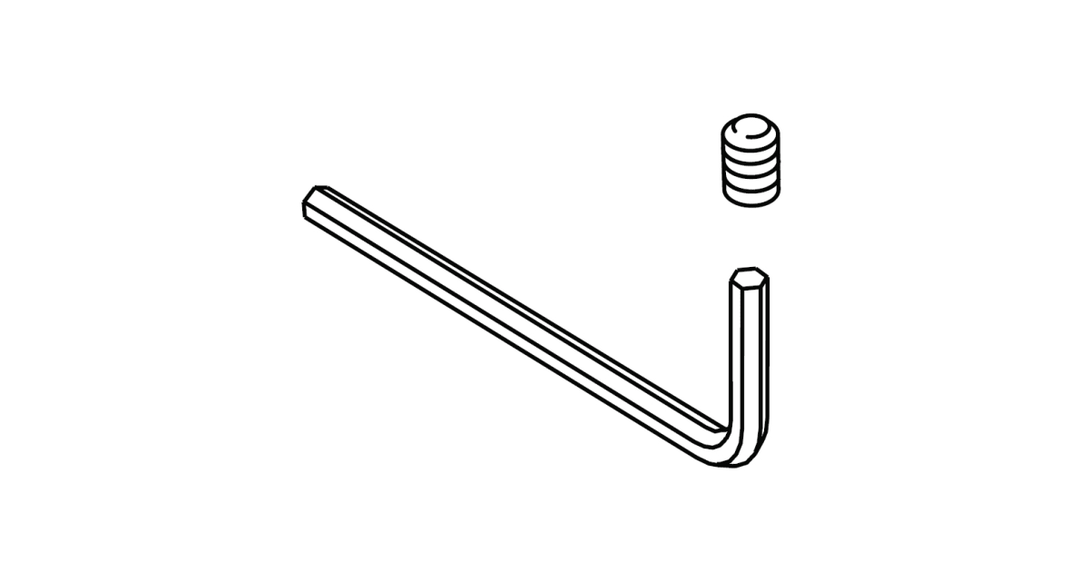 Delta RP61830 Set Screw and Wrench for Wall Mounted Faucets from the ...