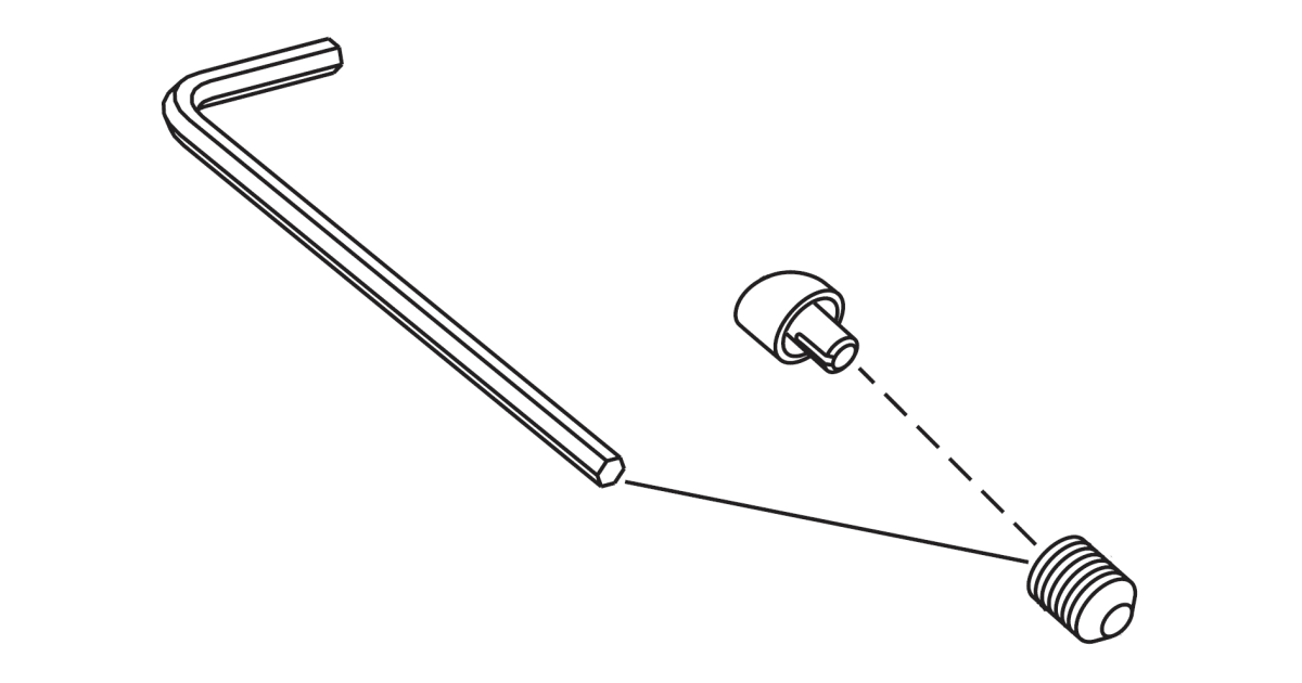 Delta RP62776AR Linden Set Screw And Handle Button | Ferguson Home
