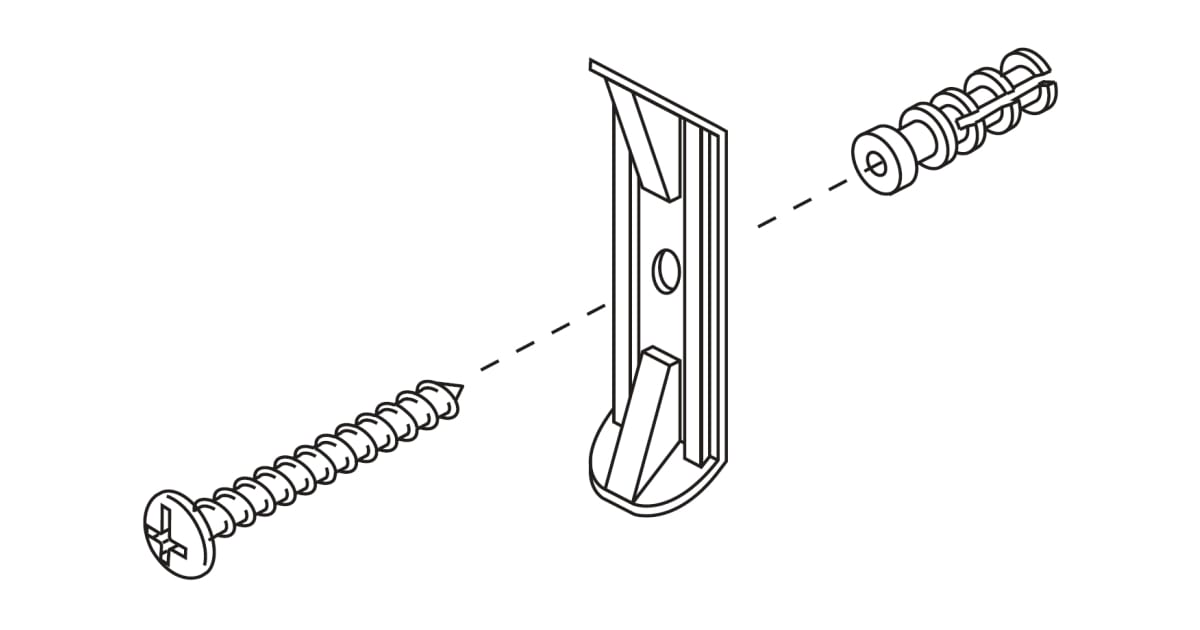 Delta RP64149 Mounting Hardware Screw Anchor Bracket Set Screw | Build.com