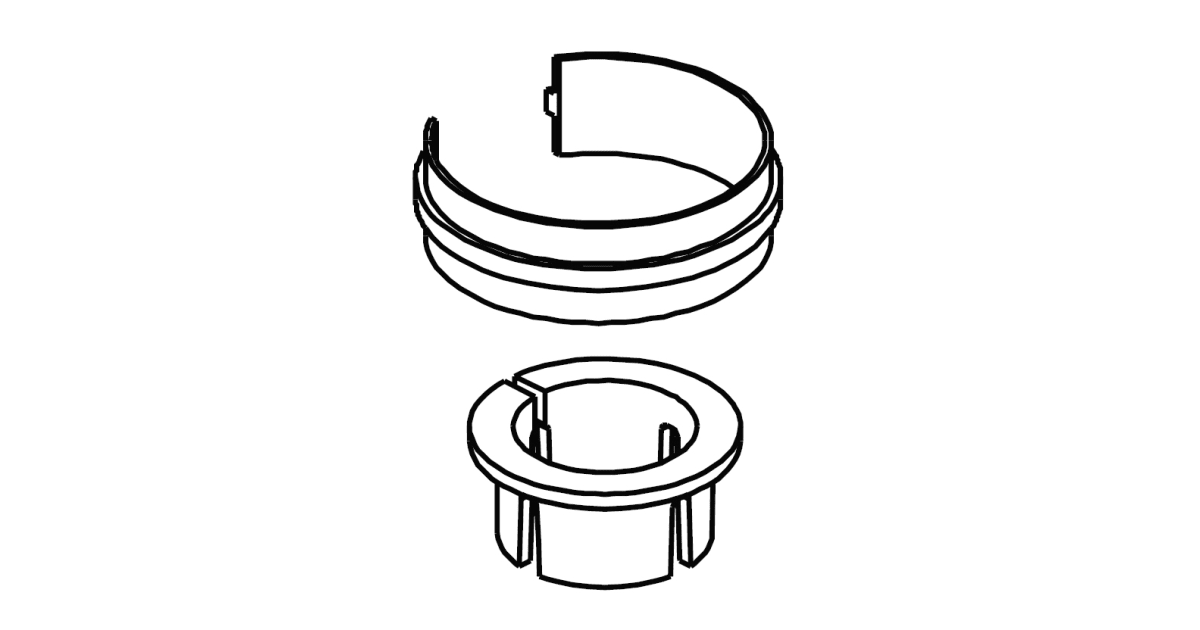 Delta RP73391 Cassidy Spout Retainer and Ring | Ferguson Home