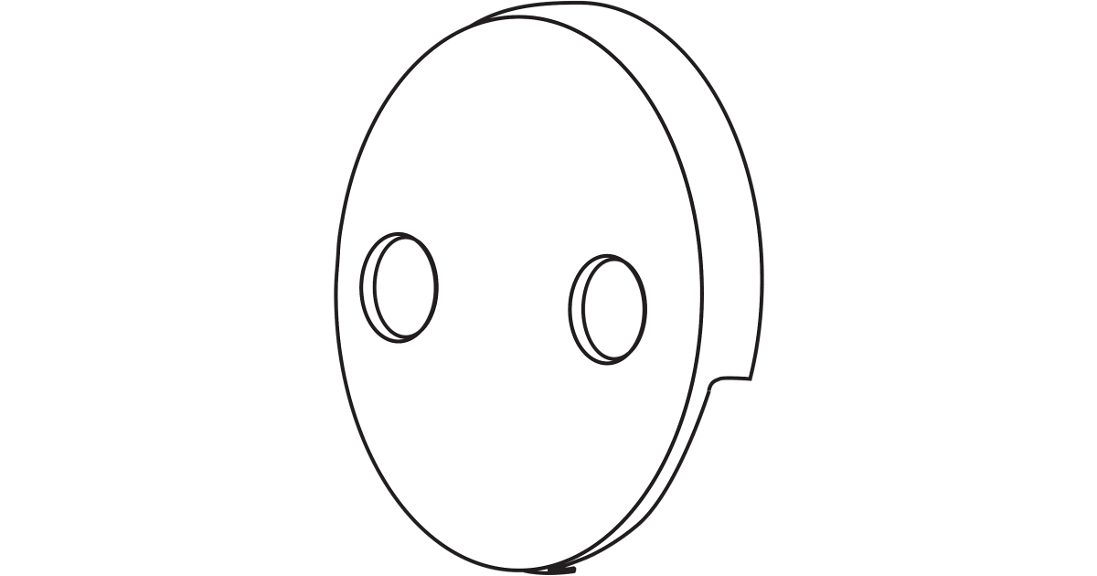 Delta RP7424PN Tub Overflow Plate | Build.com