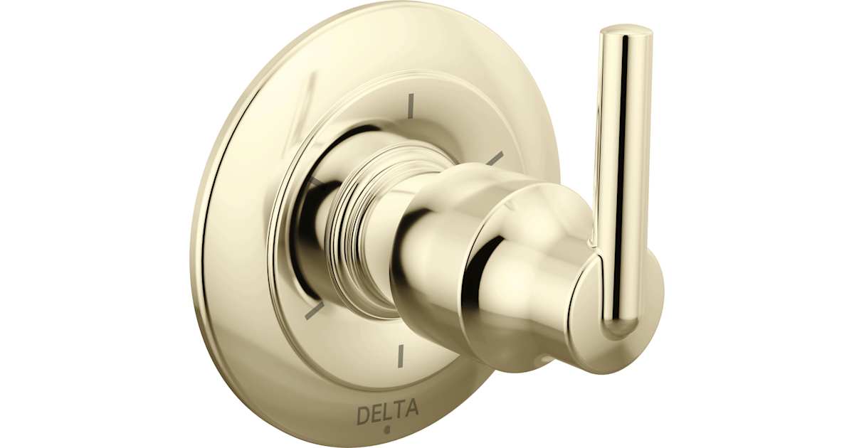 Delta T11959-PN Trinsic Six Function Diverter Valve Trim Less Rough-In ...