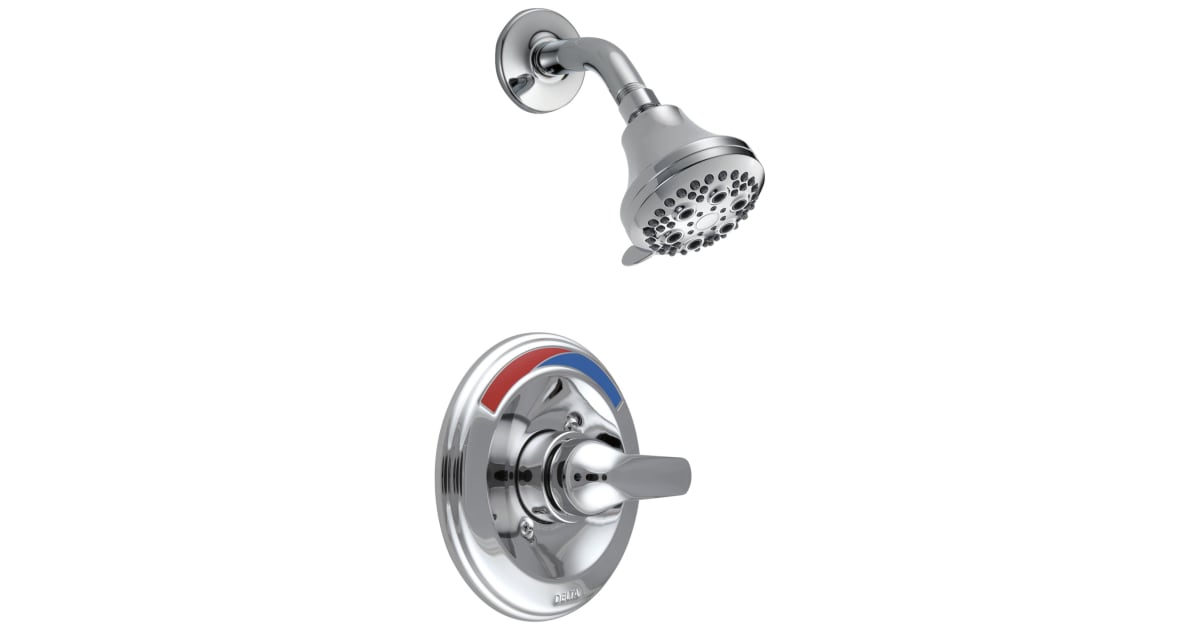 Delta T13291 Commercial Single Handle Monitor Shower Valve Shower Only ...
