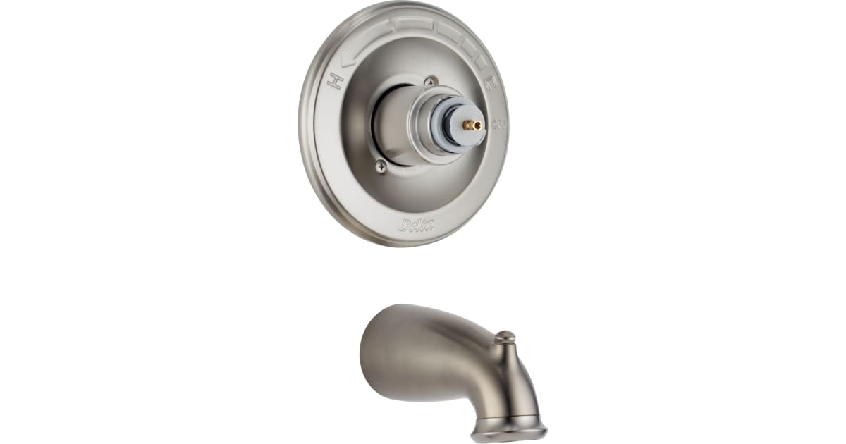 Delta T14178-SSLHP Leland Wall Mounted Bathtub Faucet - Only Trim ...
