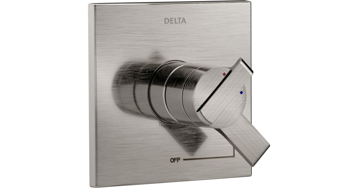 Delta T17067-SS Ara Monitor 17 Series Dual Function Pressure Balanced ...