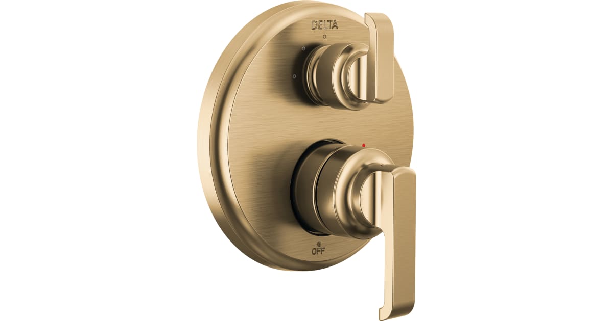 Delta T24889-CZ-PR Tetra 14 Series Pressure Balanced Valve Trim with ...