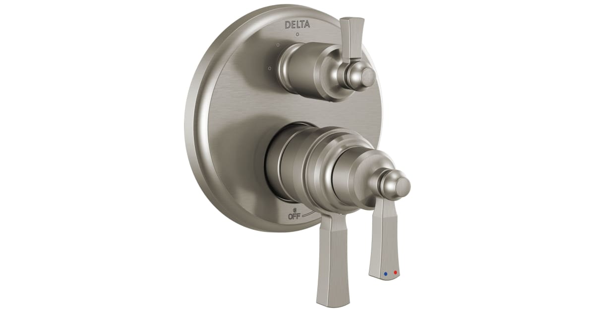 Delta T27T956-SS Dorval 17T Series Thermostatic Valve Trim with ...