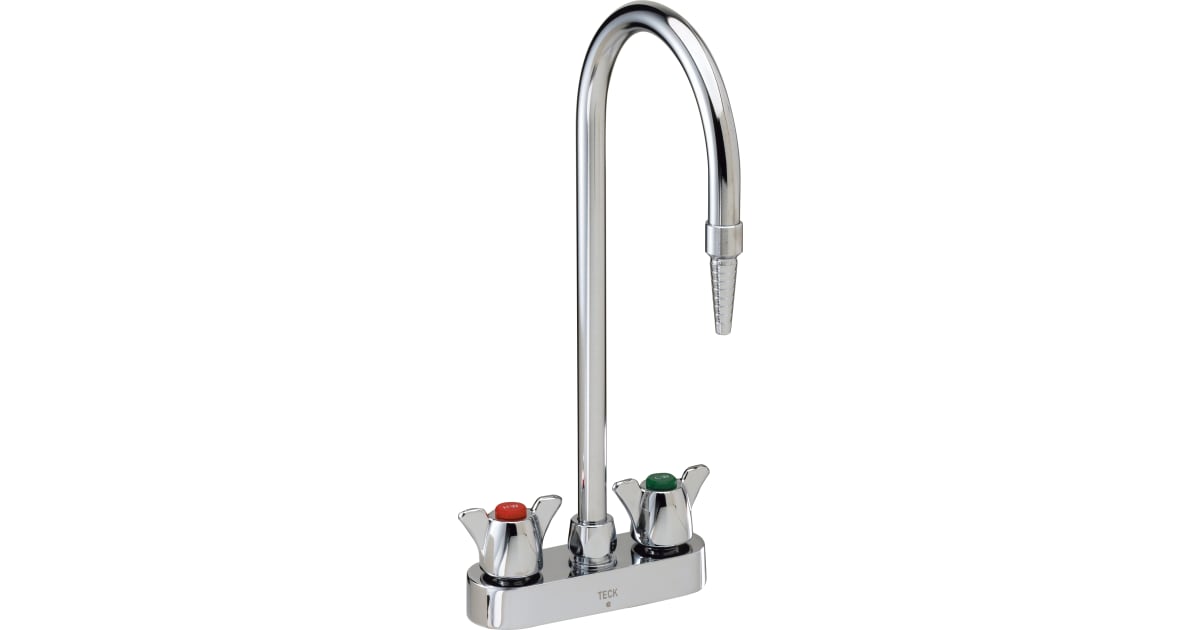 Delta W6720 Double Handle 4" Centers Gooseneck Laboratory Mixing Faucet ...