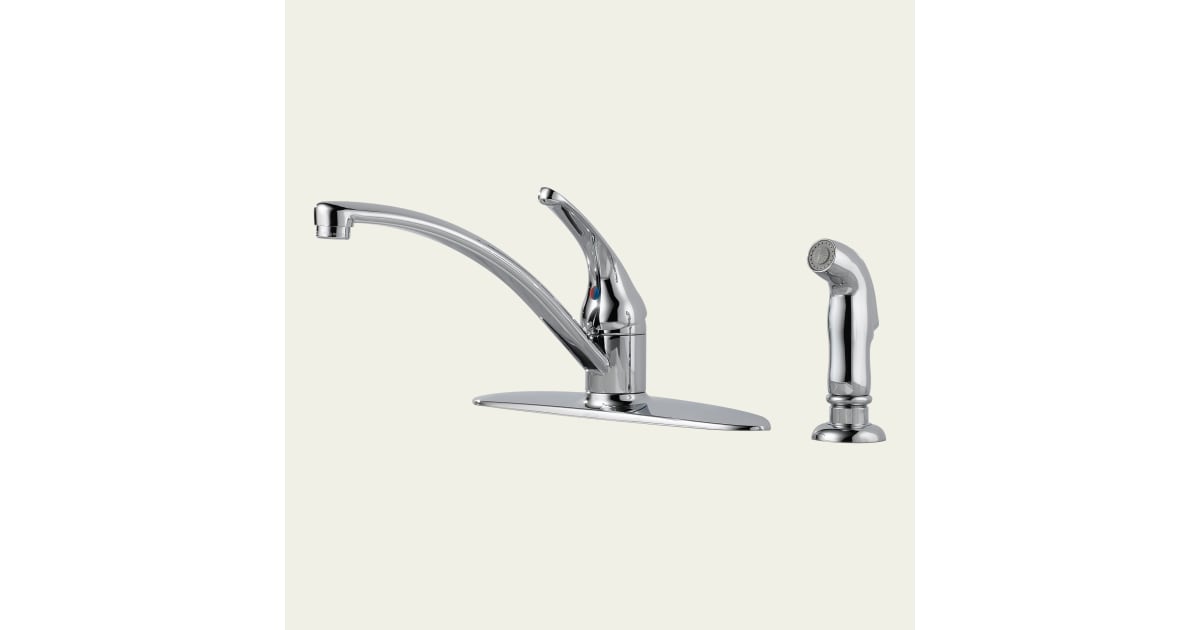 Delta 10901LF Foundations Core-B Side Spray Kitchen Faucet | Ferguson Home