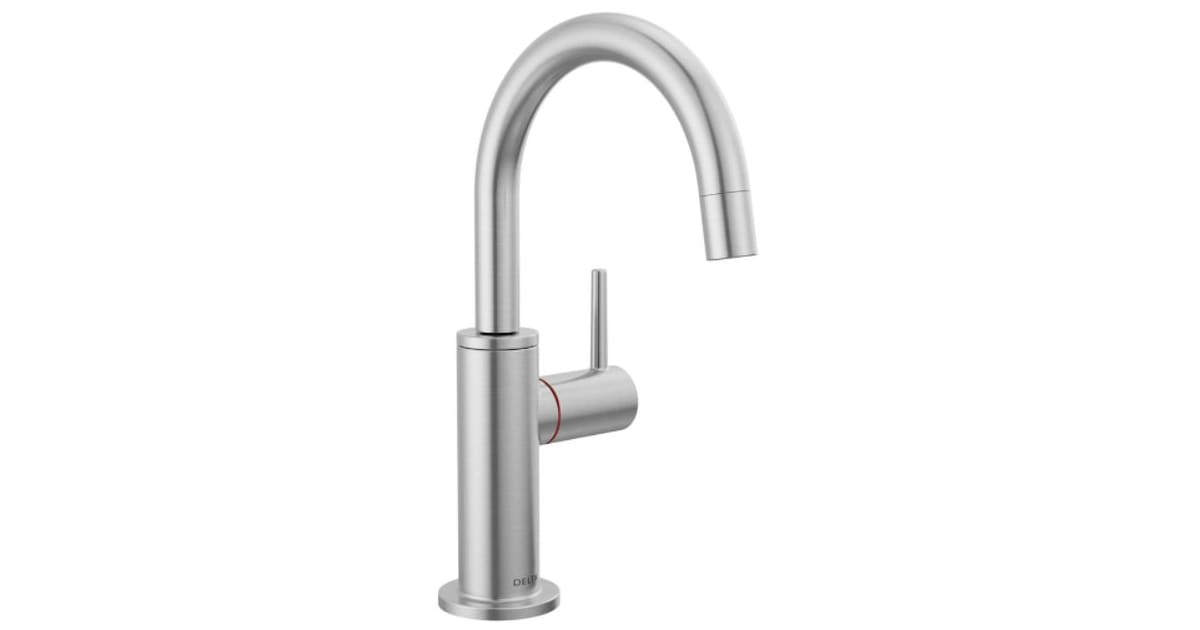 Delta 1930LF-H-AR Contemporary Round Instant Hot Water Dispenser - Less ...