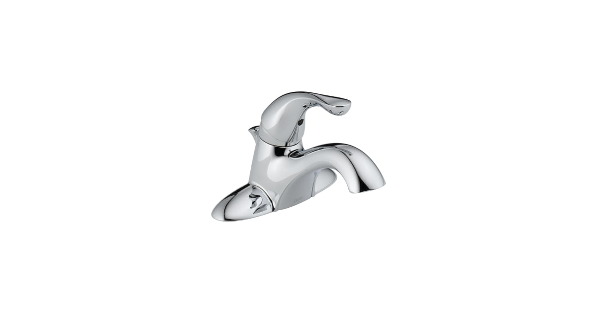 Delta 520M-MPU-DST Single Handle Centerset Bathroom Faucet with Drain ...