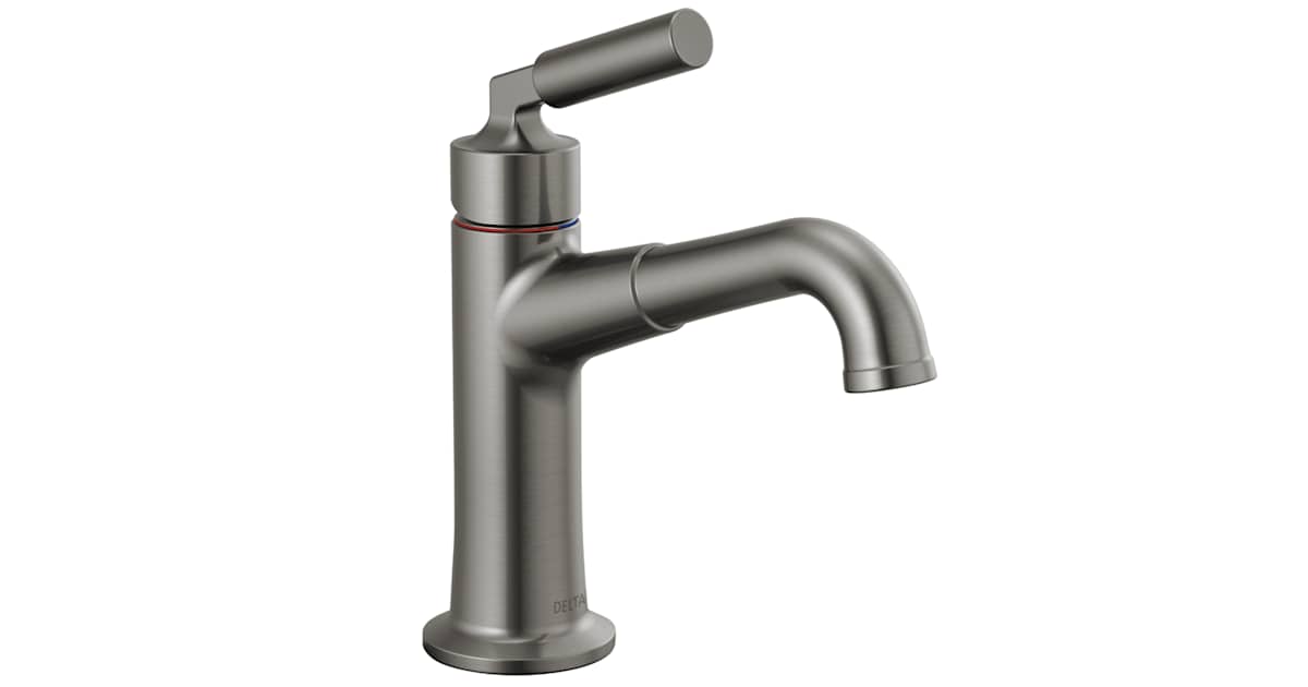Delta 548LF-KSMPU Bowery 1.2 GPM Single Hole Bathroom Faucet with Push ...