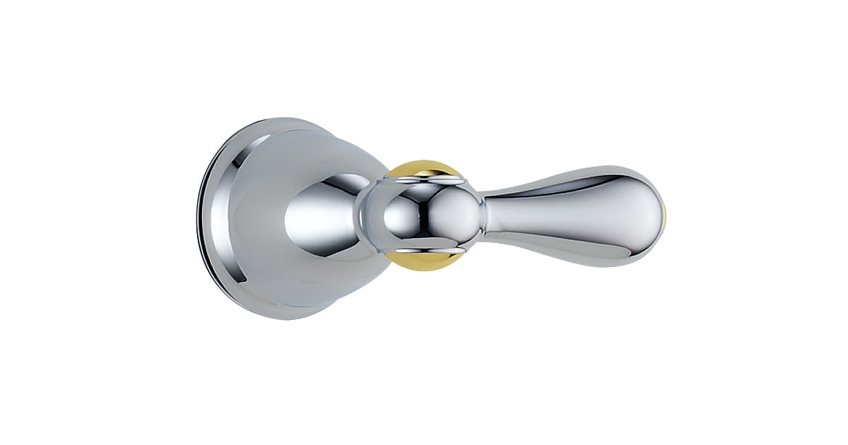 Delta H717CB Botanical Single Handle Metal Lever | Build.com