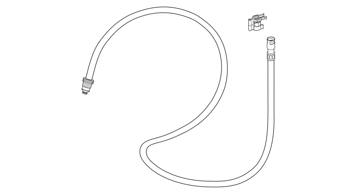 Delta RP61027 Sprayer Hose and Clip from the Pilar Collection ...