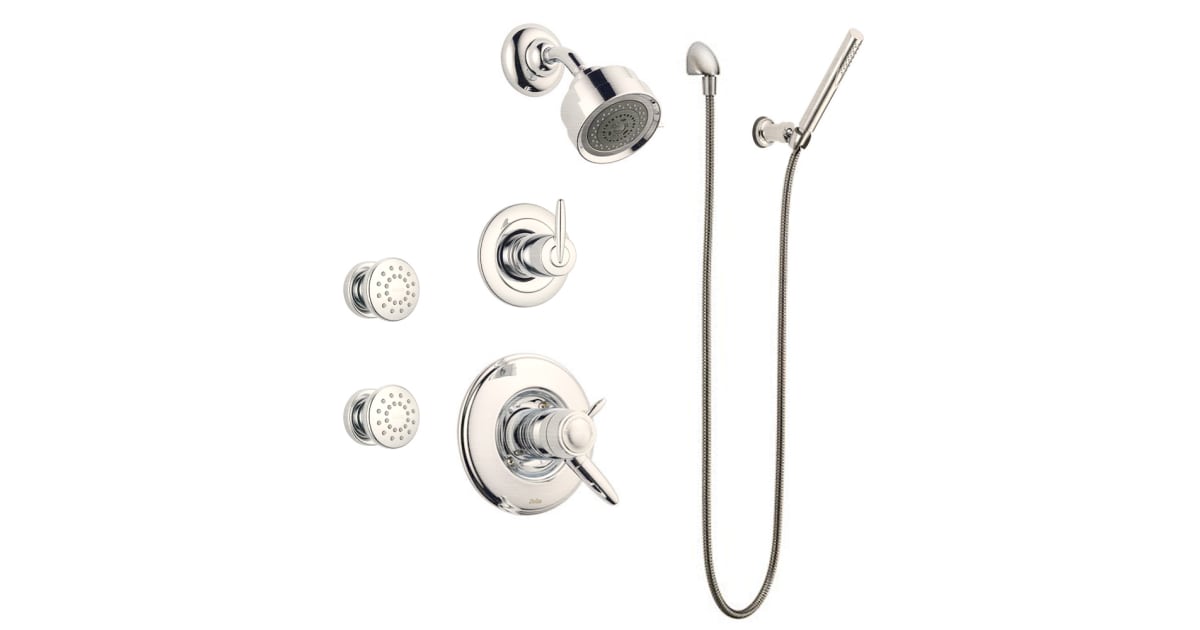 Delta Grail TempAssure Shower Package SS with Shower Head, Diverter ...
