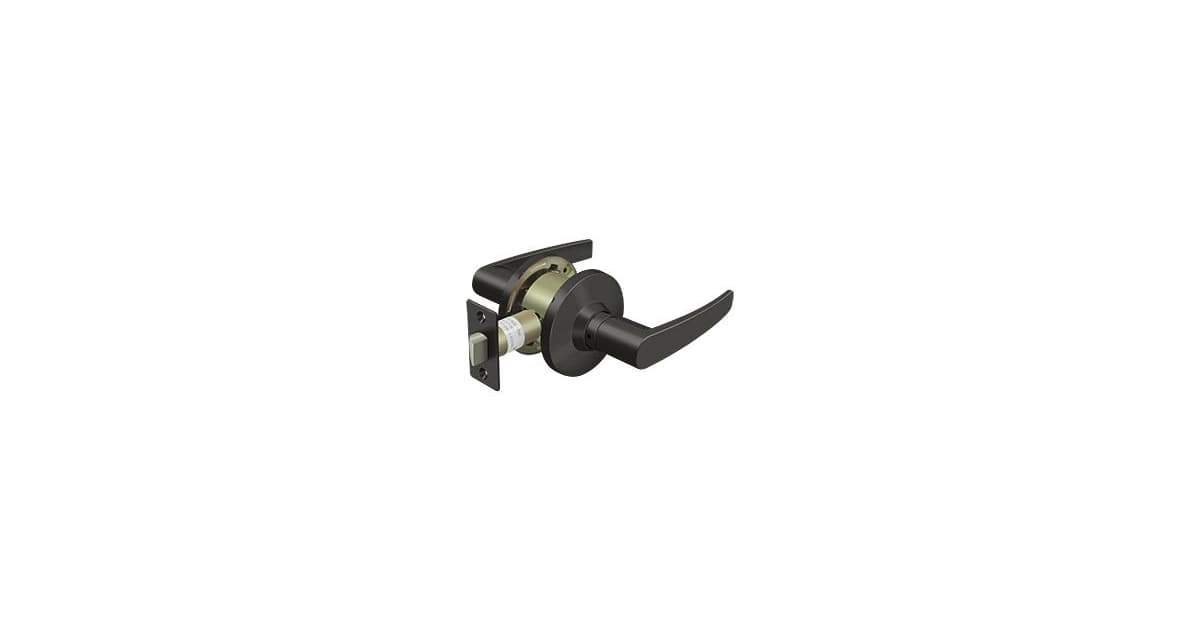 Deltana CL701EL-10B Commercial Grade 2 Straight Passage Door Lever Set ...