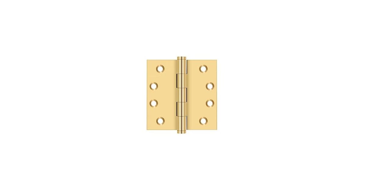 Deltana CSB44 4 x 4 Ball Bearing Square Corner Full Mortise Hinge ...