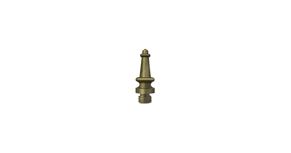Deltana DSST5 1-3/16" Solid Brass Steeple Tip Decorative Finials for ...