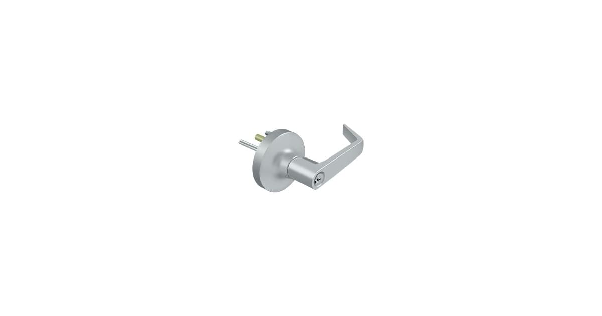 Deltana LTED80LST-26D Commercial Keyed Entry Door Lever Exit Device ...