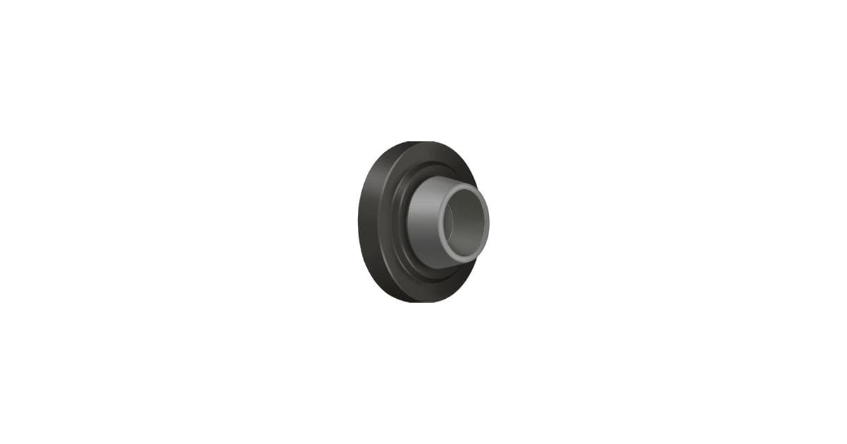 Deltana WB238U10B/C 2-3/8 Inch Wall Mounted Concave Bumper Door Stop ...