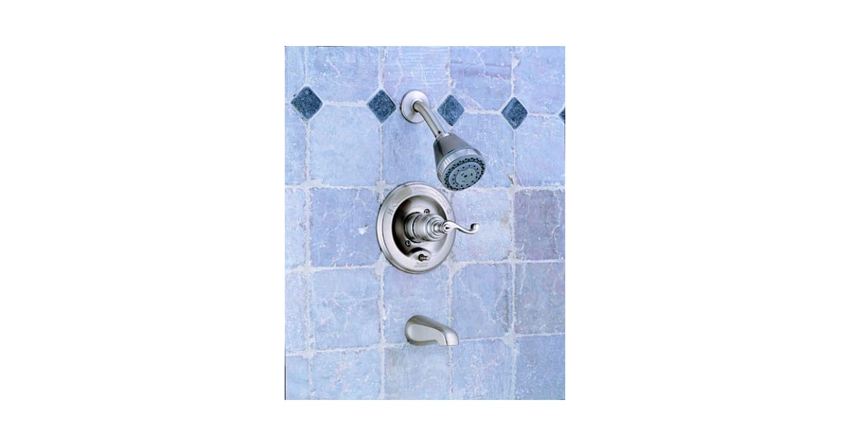 Delta Select 6610-SNLHP Faucet Tub and Shower Single Handle from the ...