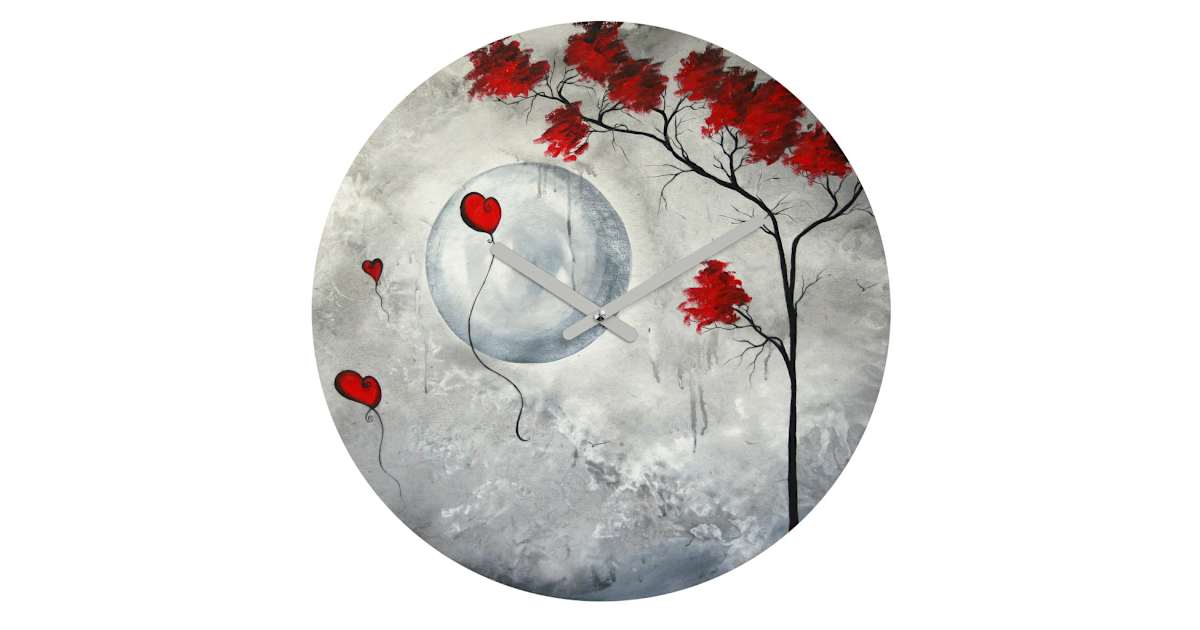 DENY Designs 13123-roucls Madart Inc Round Clock | Ferguson Home