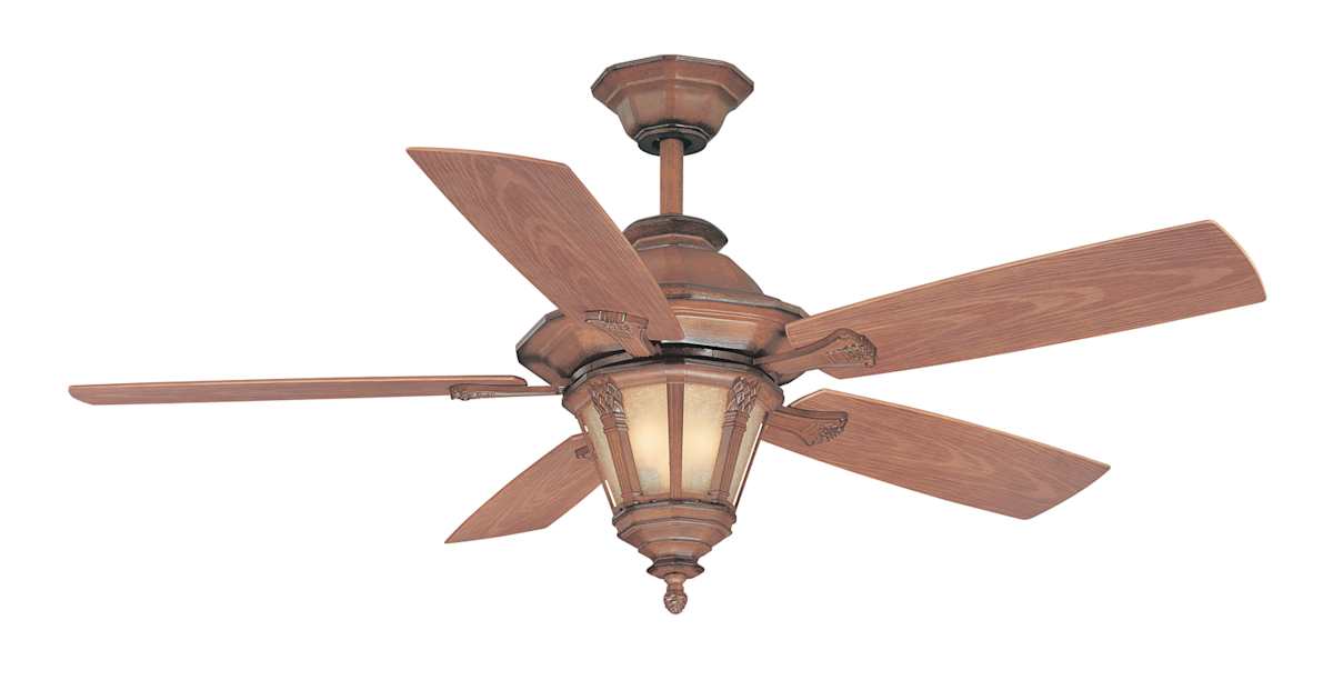 Designers Fountain 52LA2L5-AVW 3 Light 52" Outdoor Ceiling Fan from the ...