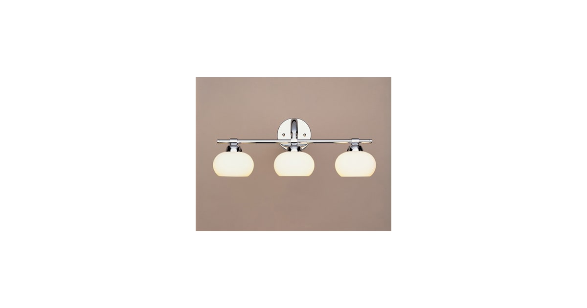 Designers Fountain 6423-CH 3 Light Bath Bar from the Sonata Collection | Ferguson Home