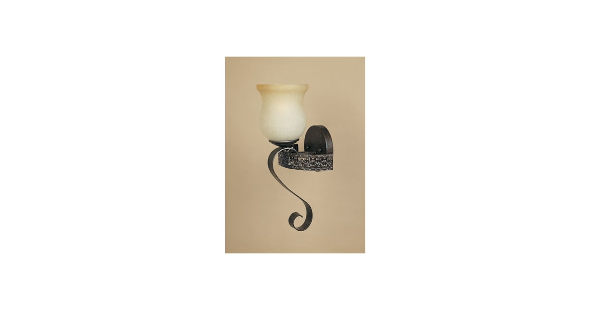 Designers Fountain 80601-BUS 1 Light Wall Sconce from the Trevi ...