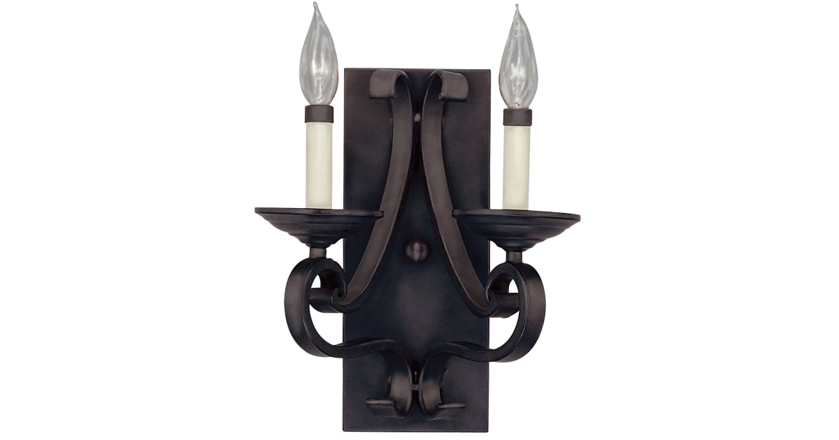 Designers Fountain 9032-NI 2 Light Wall Sconce from the Messina ...