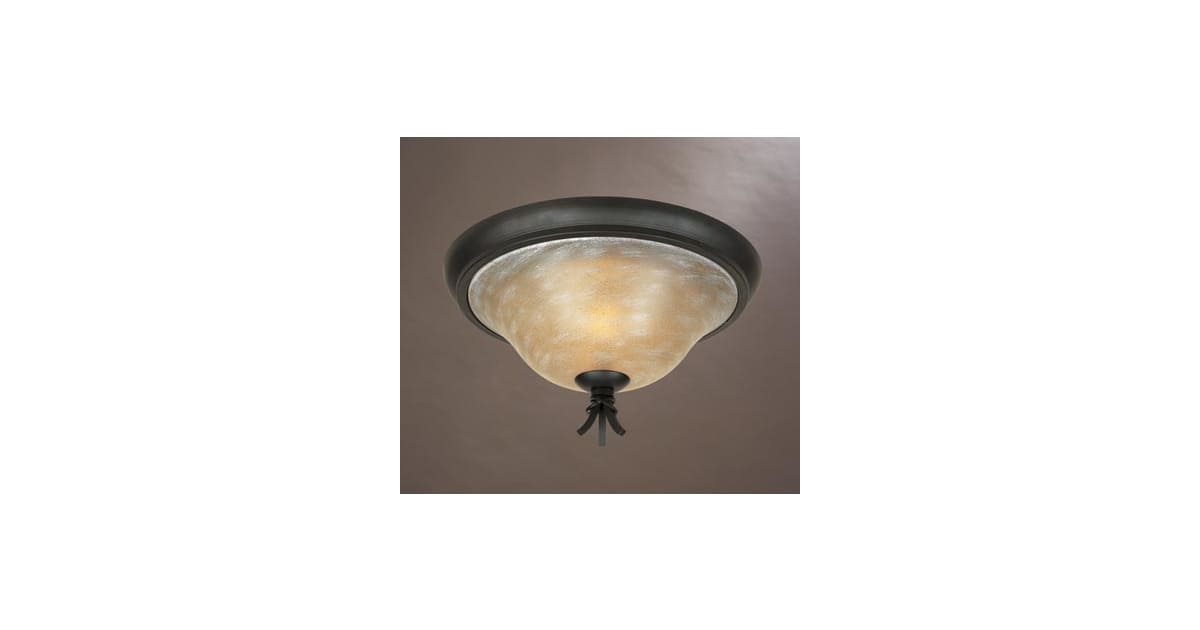 Designers Fountain 95721-ORB Two Light Down Lighting Flush Mount ...