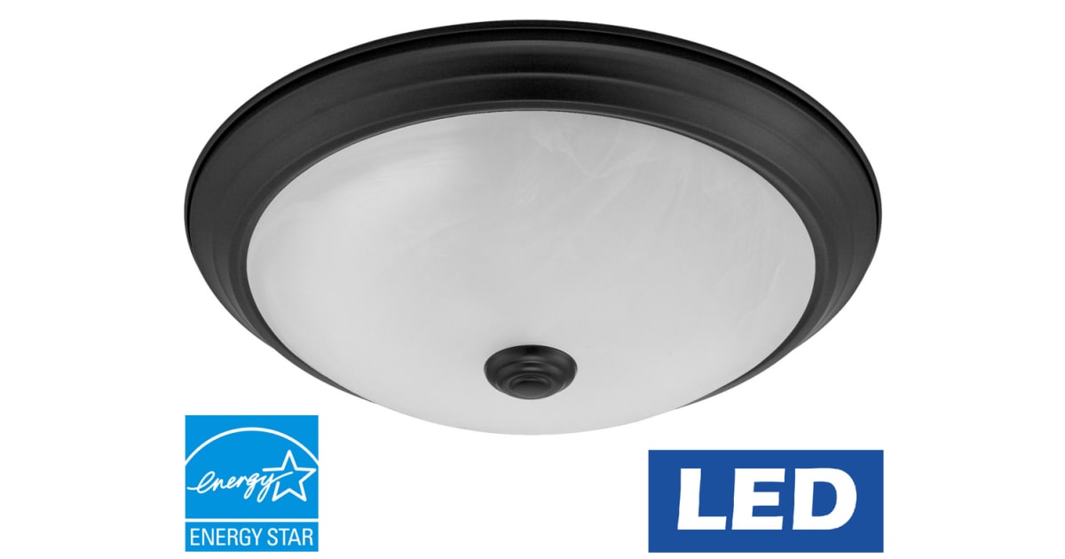 Designers Fountain LED101-ORB-AL Cirrus 11" Width 1 Light LED Flush Mount Ceiling Fixture with ...