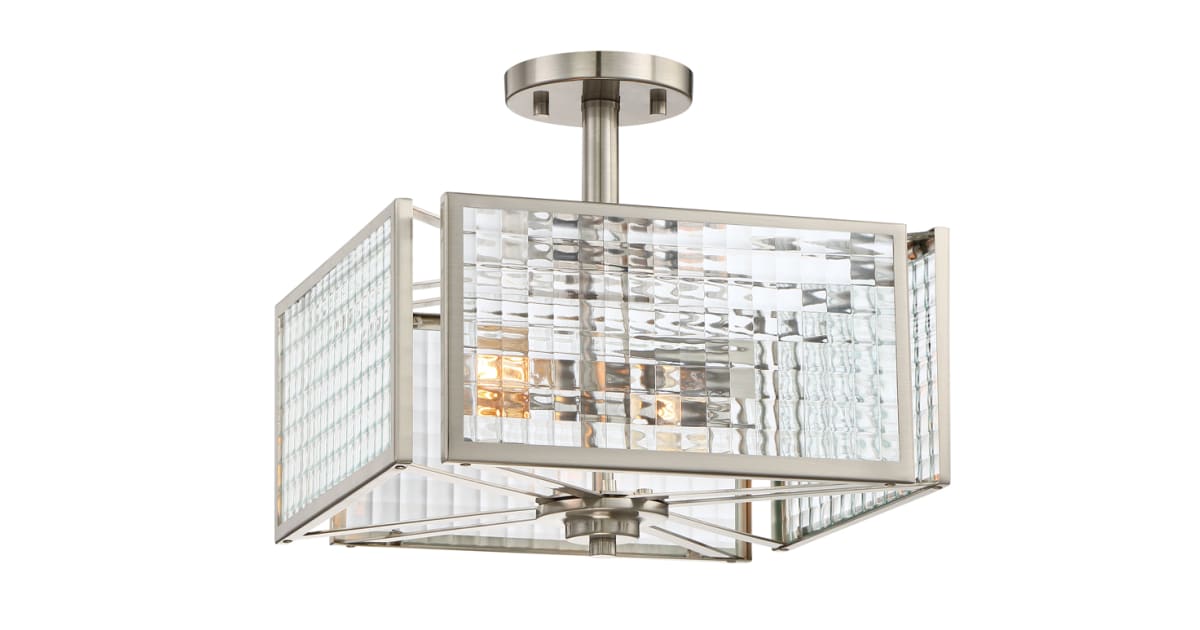 Designers Fountain 88811-SP Pivot 2 Light 13" Wide Ceiling Fixture ...