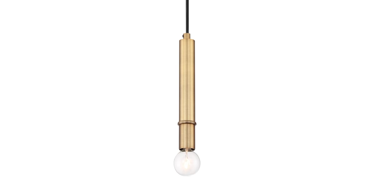 Designers Fountain 92730-OSB Emmett Single Light 1" Wide Mini Pendant ...