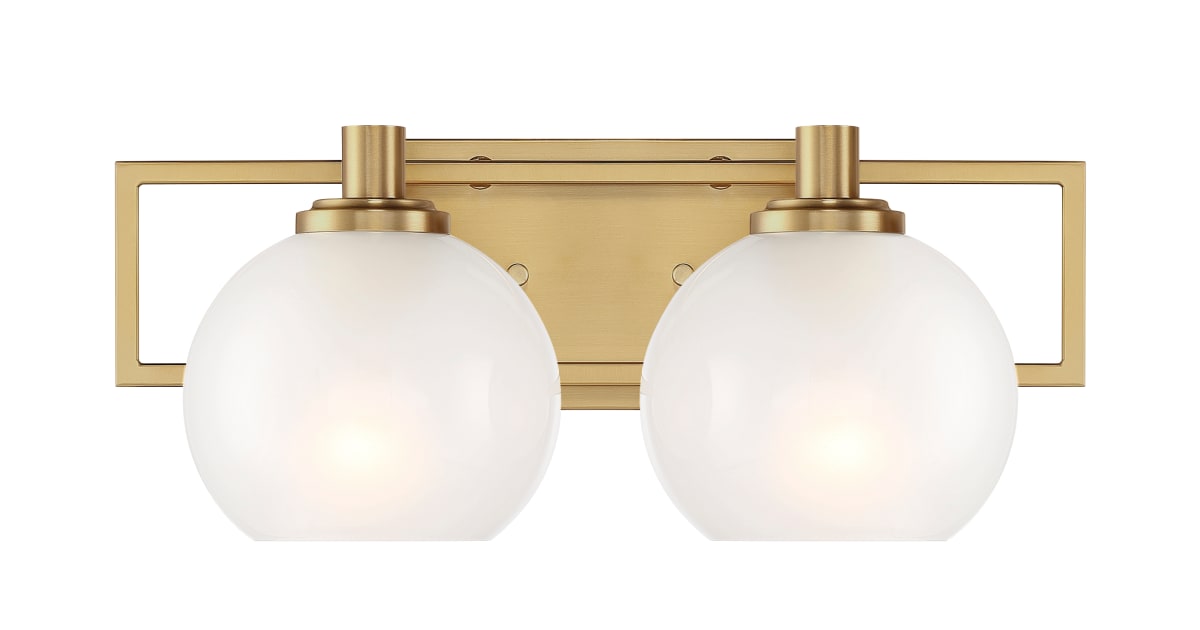Designers Fountain 94502-BG Cowen 2 Light 16" Wide Bathroom Vanity ...
