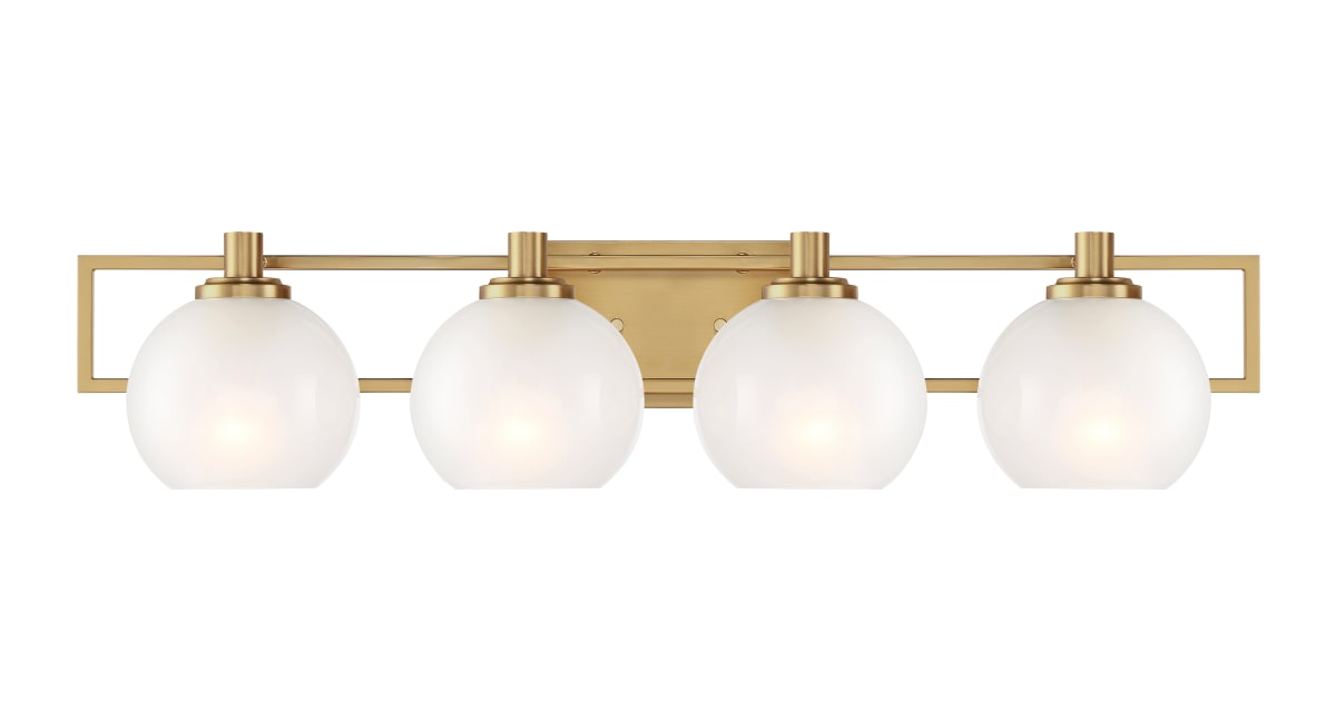 Designers Fountain 94504-BG Cowen 4 Light 31" Wide Bathroom Vanity ...