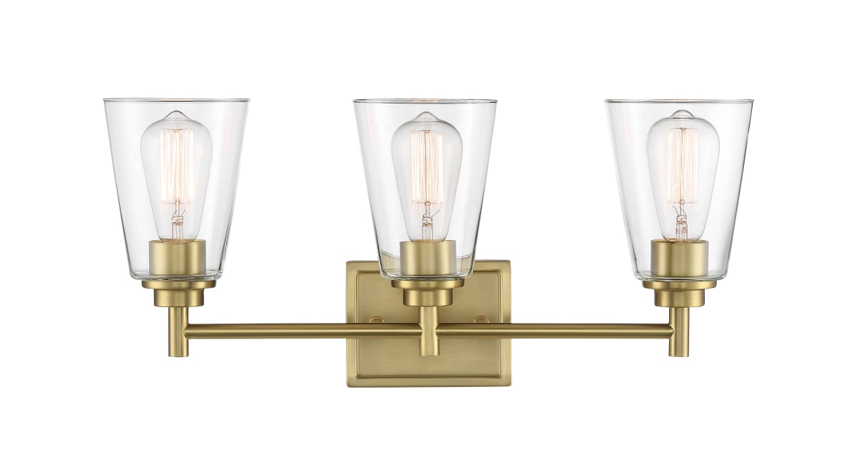 Designers Fountain 95703-BG Westin 3 Light 23" Wide Bathroom Vanity ...