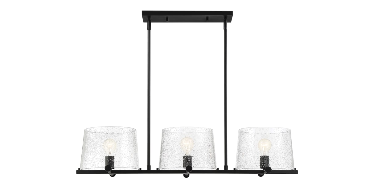 Designers Fountain 95838-MB Matteson 3 Light 19" Wide Linear Chandelier ...
