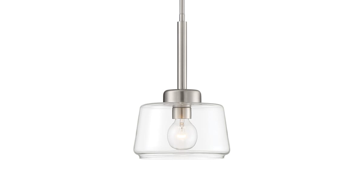 Designers Fountain 96232-SP Riley 4" Wide Mini Pendant | Ferguson Home