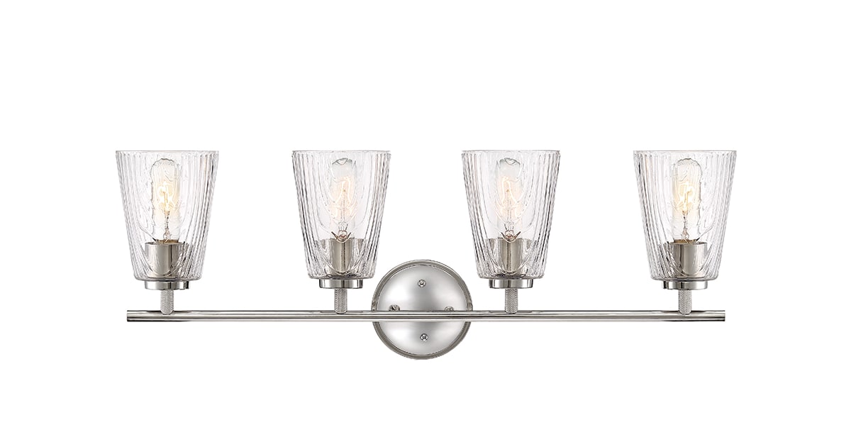 Designers Fountain D201M-4B-PN Westwood 4 Light 30" Wide Bathroom ...