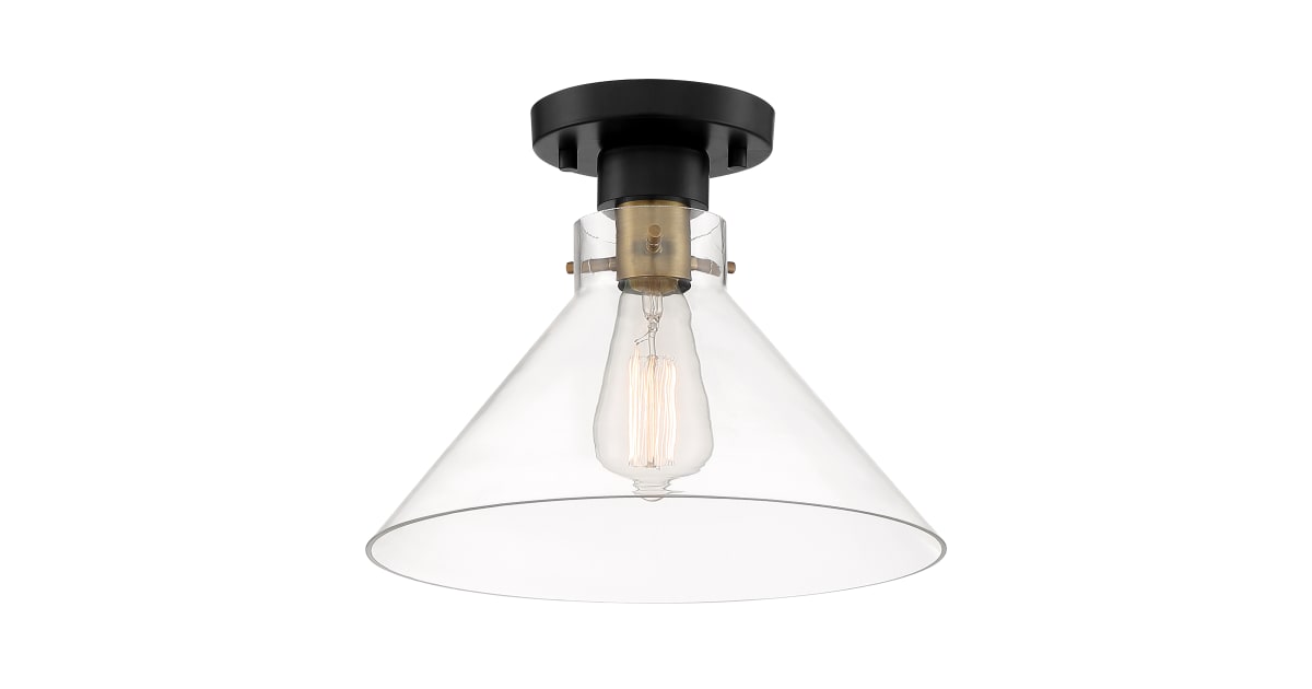 Designers Fountain D204M-SF-MB Willow Creek 12" Wide Semi-Flush Ceiling ...