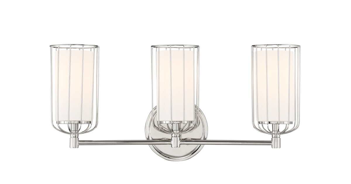 Designers Fountain D217M-3B-PN Avery 3 Light 24" Wide Bathroom Vanity ...