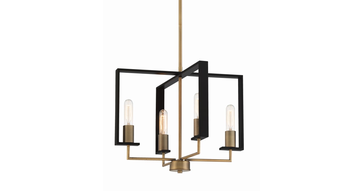 Designers Fountain D233M-4CH-OSB Chicago PM 4 Light 18" Wide Mini ...