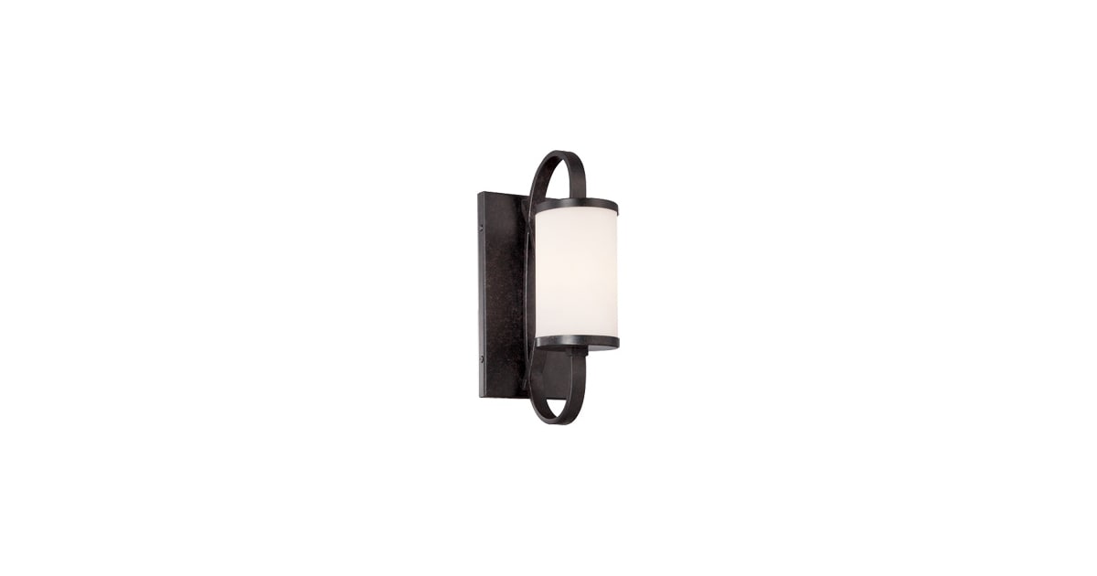 Designers Fountain 84401-ART Bellemeade 1 Light Wall Sconce Bathroom ...