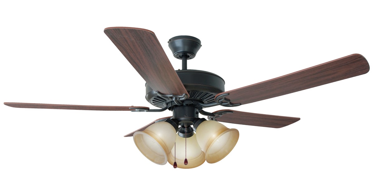 Design House 153999 Cameron 52" Ceiling Fan with Light Kit and ...