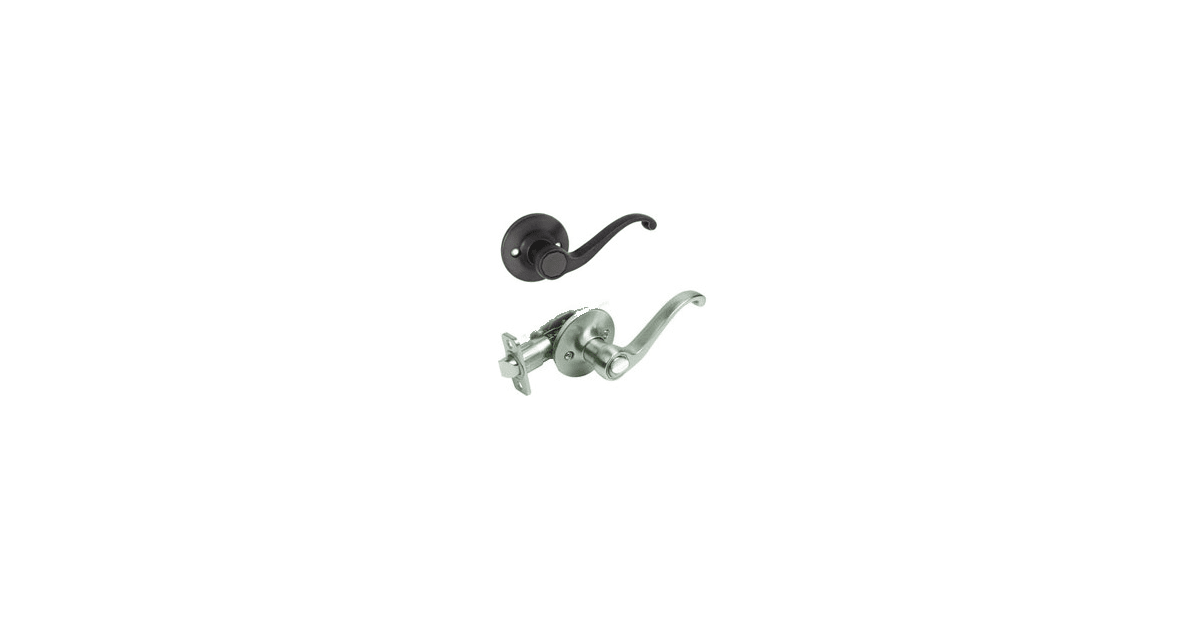 Design House 701763 Scroll Series Privacy Lever with Reversible Handles ...