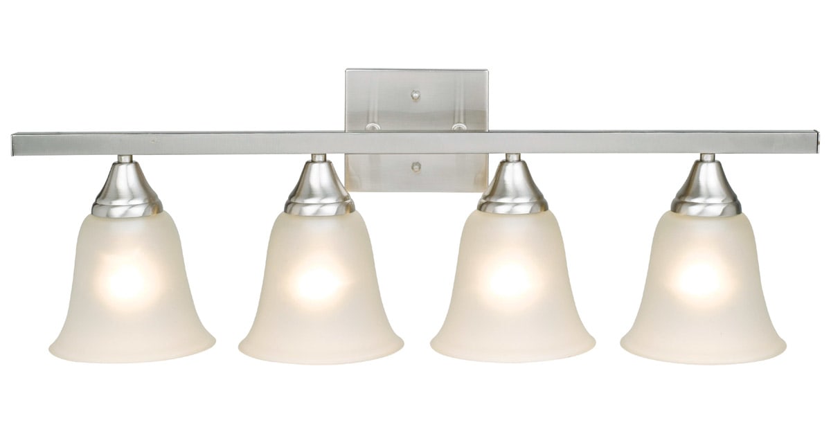 Design House 504159 Village 4 Light Down Lighting Bathroom Vanity ...