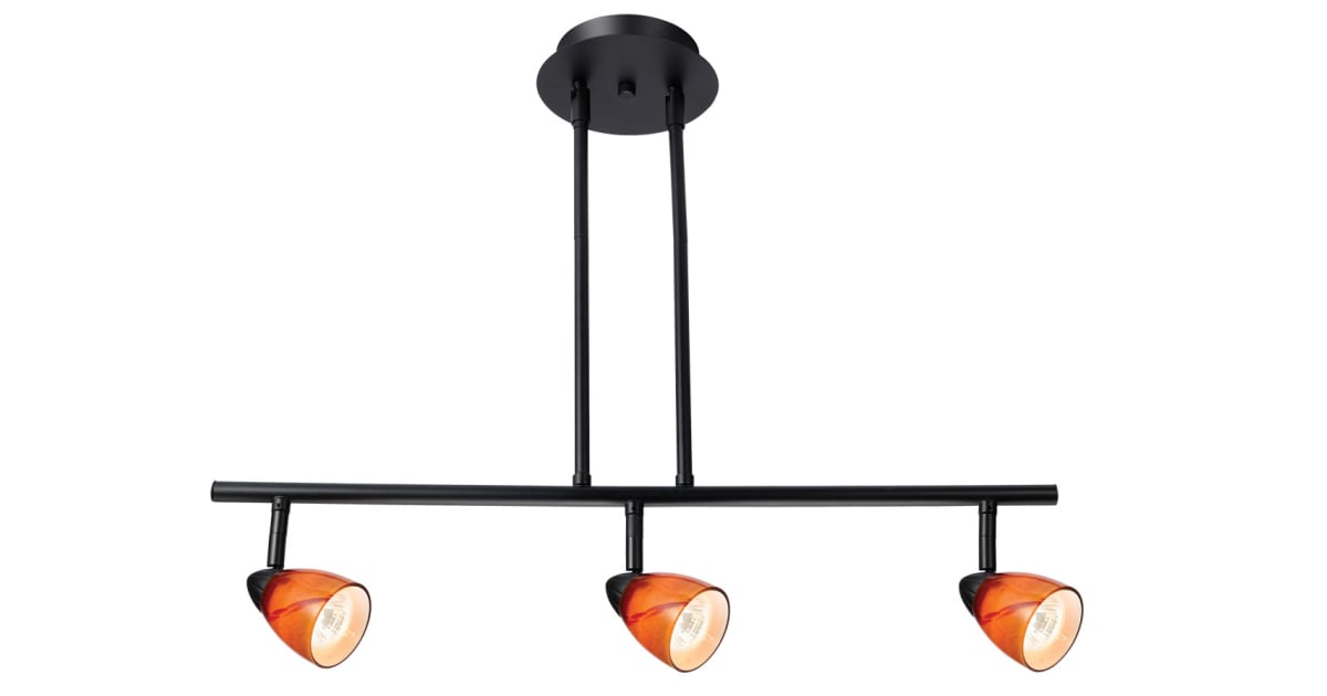 Design House 517177 Darby 3 Light Rail Lighting, 24" W x 20" H ...