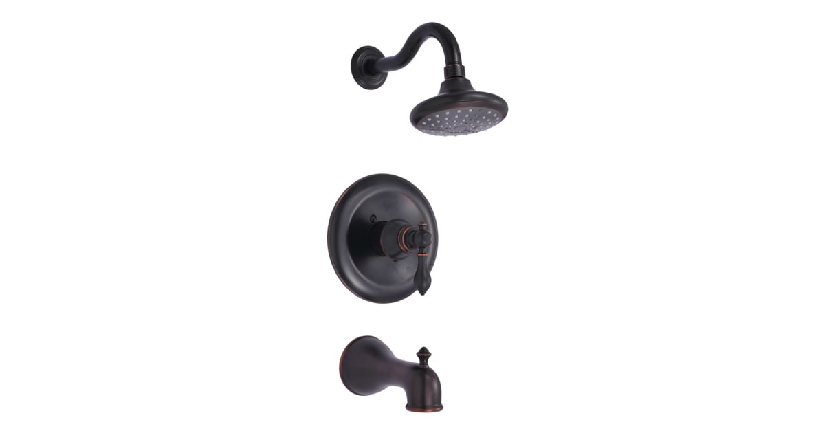 Design House 526913 Single HandleTub and Shower Pressure Balanced with ...